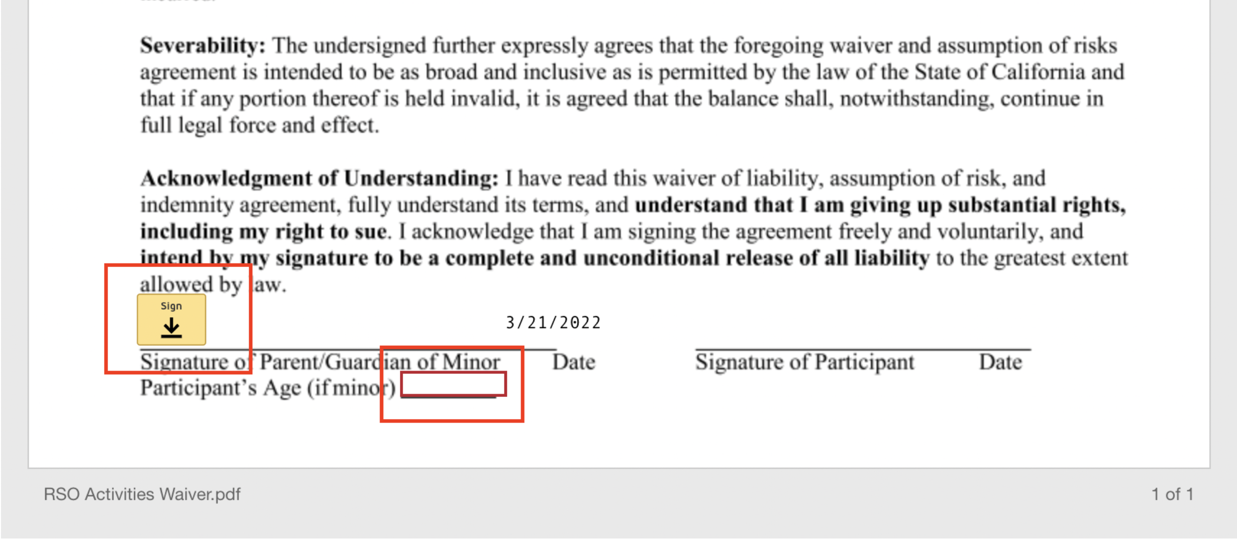 Event Waiver Instructions for Attendees – Eggster